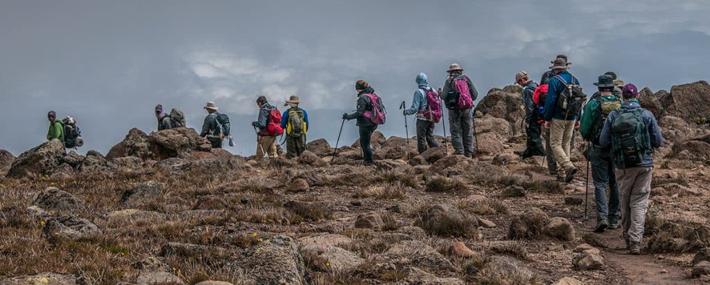 A typical daily hiking schedule while on Kilimanjaro